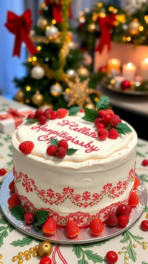 Festive Christmas Cake Decorating Guide