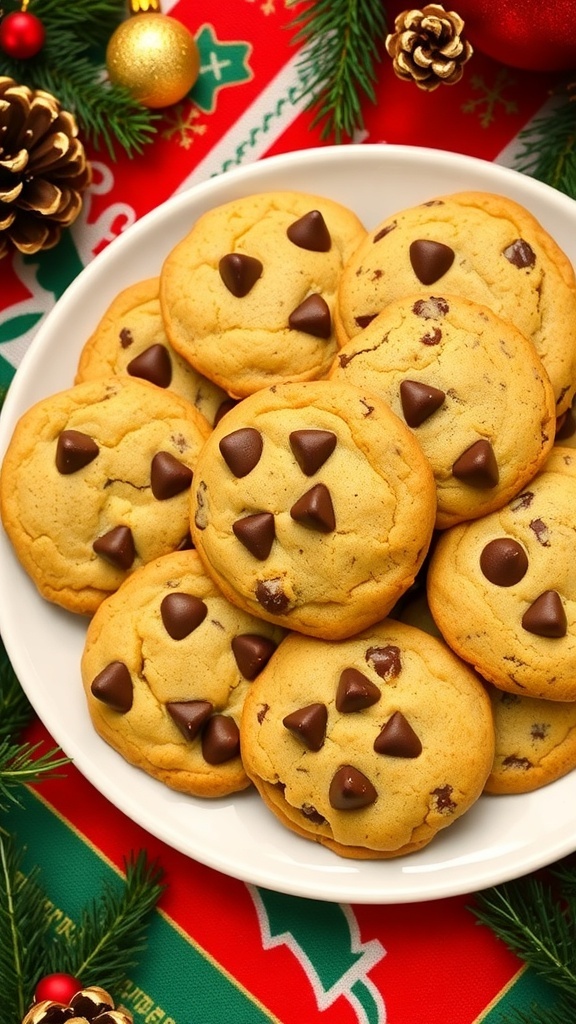 Classic Christmas Chocolate Chip Cookies Recipe