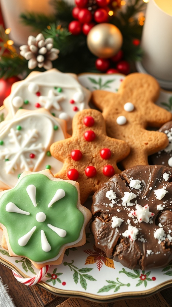 Festive Christmas Cookie Trio Recipe