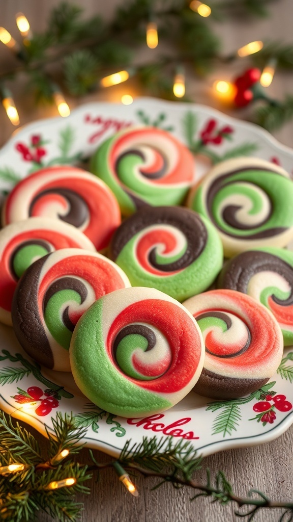 Christmas Pinwheel Cookies Recipe