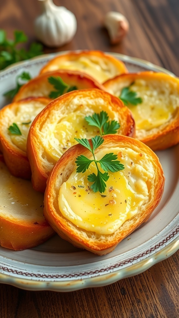 Garlic Butter Bread Garnish Recipe