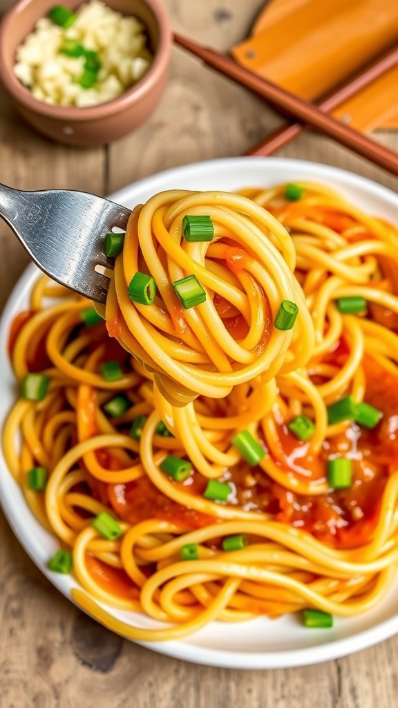 Quick Garlic Noodles Recipe