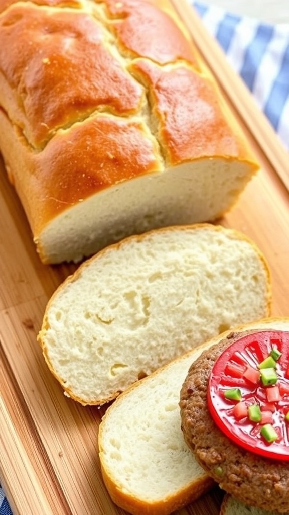 Homemade Hamburger Sandwich Bread Recipe