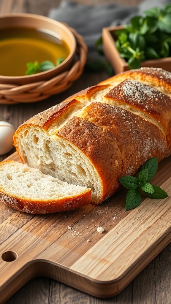 Homemade Italian Bread Machine Loaf