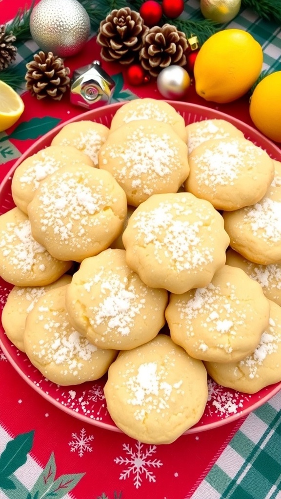 Lemon Christmas Cookies Recipe