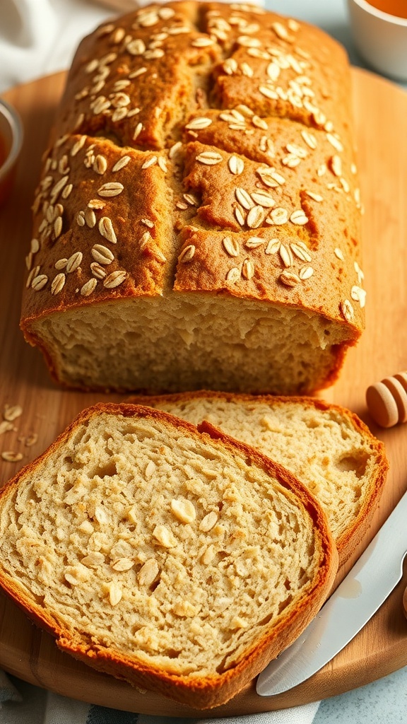 Bread Machine Oatmeal Bread Recipe