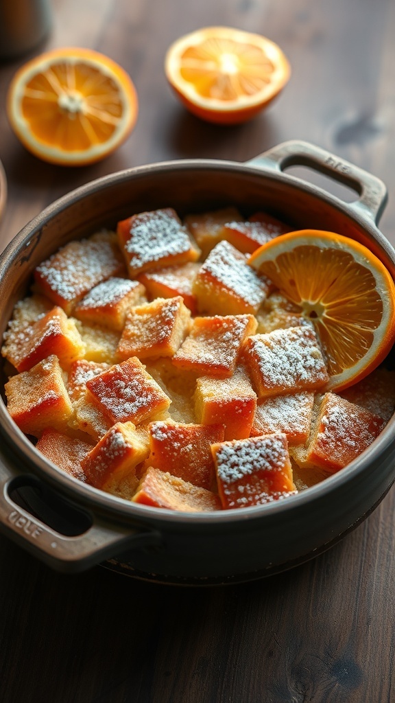 Orange Zest Bread Pudding Recipe