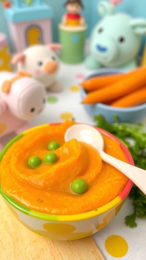 Nutritious Pureed Vegetable Recipe for 8-Month-Olds