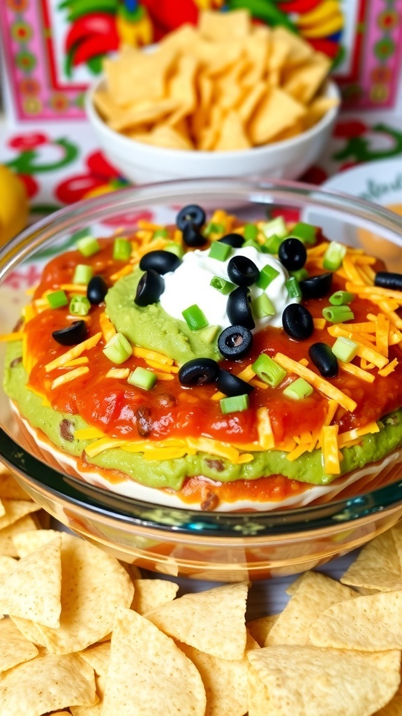 Vegetarian 7 Layer Mexican Dip Recipe – liventolife.com