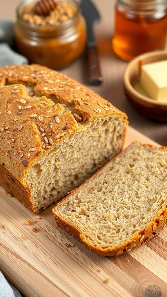Whole Grain Bread Machine Recipe