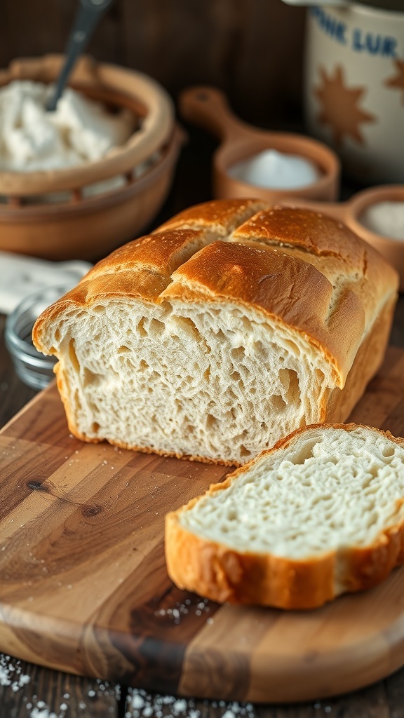Homemade Yeast Loaf Bread Recipe