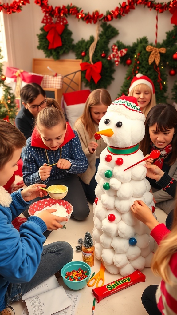 Fun Christmas Games Using Cotton Balls