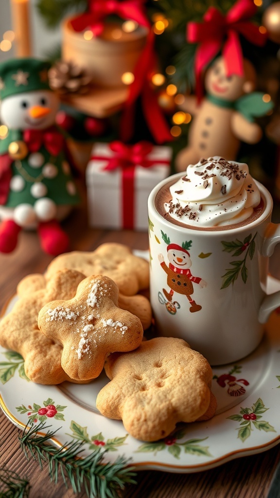 Christmas Cookies with Hot Chocolate Recipe