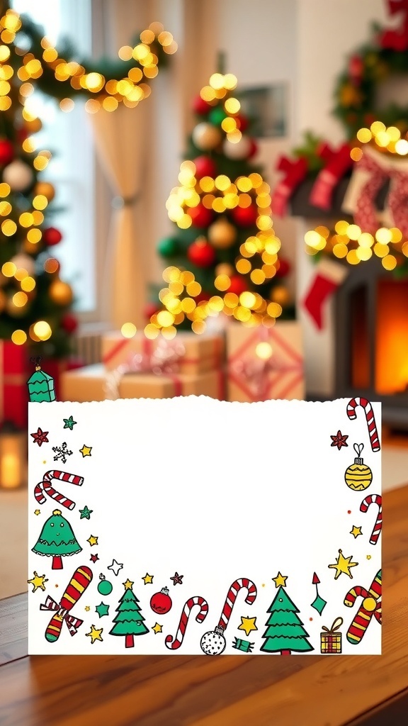 Christmas Doodles Border Recipe