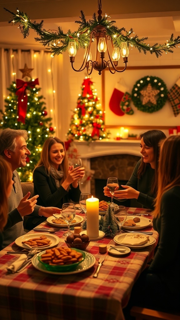Christmas Aesthetic Gathering with Friends