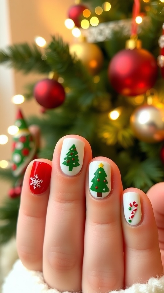 Step-by-Step Christmas Nail Art Tutorial