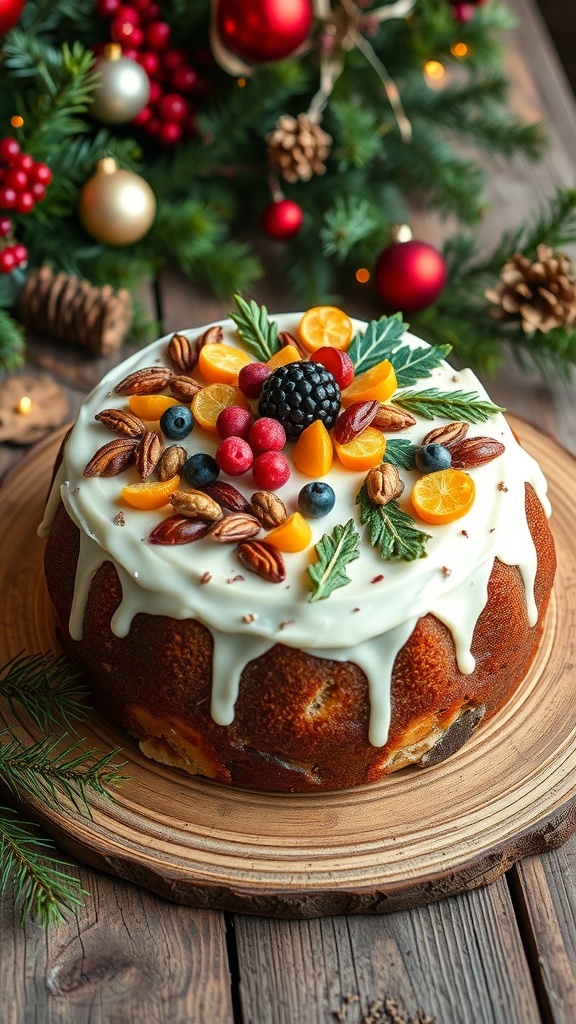 Classic Christmas Fruit Cake Recipe