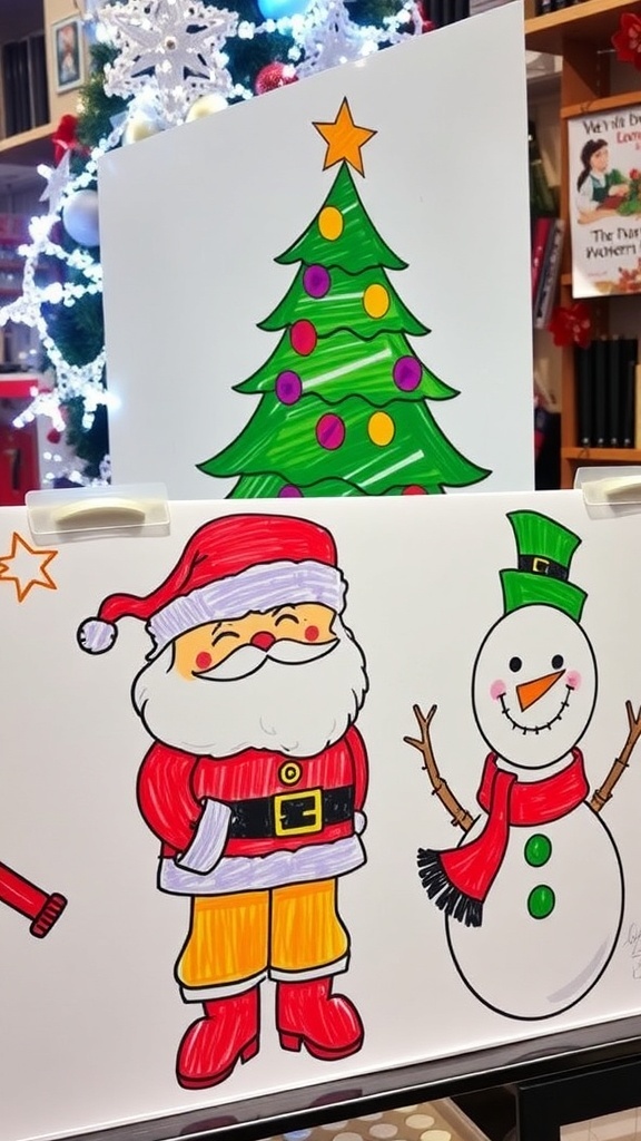 Christmas Marker Drawing Ideas
