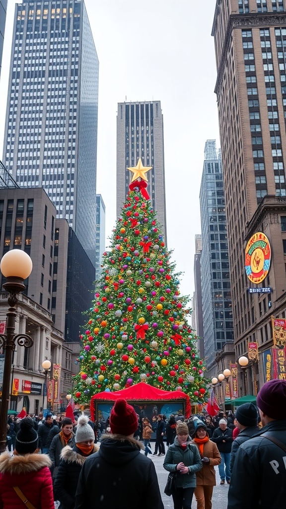 Christmas Coloring Pages Featuring New York Landmarks