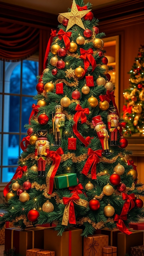 Nutcracker-Themed Christmas Tree Decoration