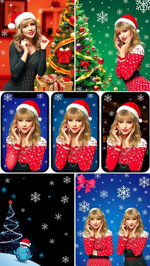 Taylor Swift Christmas Wallpaper for iPhone – liventolife.com