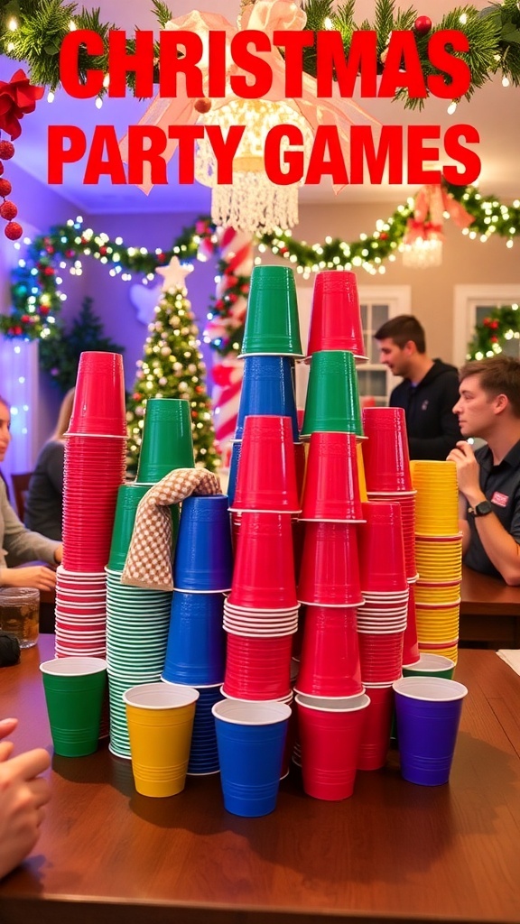 Christmas Party Games with Solo Cups