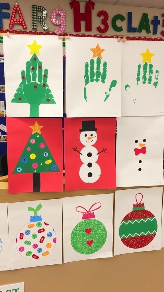 Creative Christmas Card Ideas for Grade 1 Students