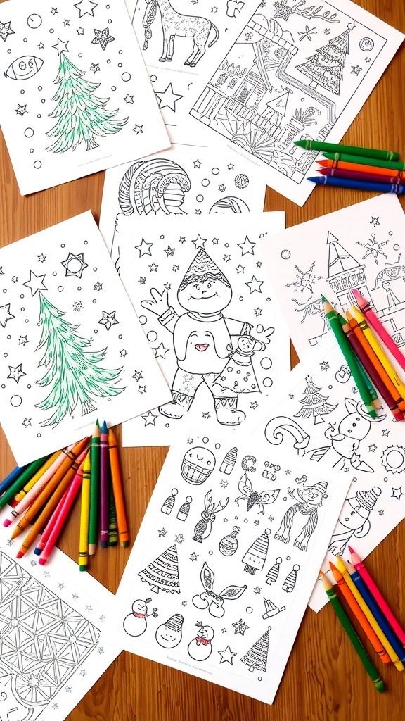 Vivi Tinta Christmas Coloring Pages