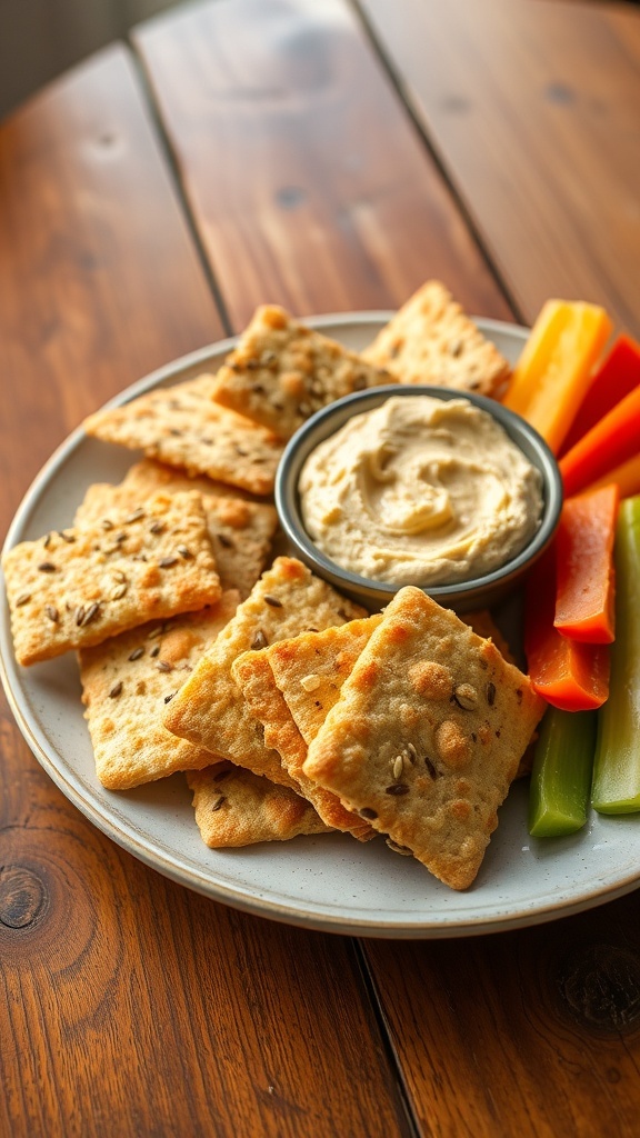Crispy Four-Seed Crackers Recipe