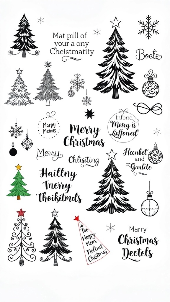 Inspirational Christmas Doodles Quotes