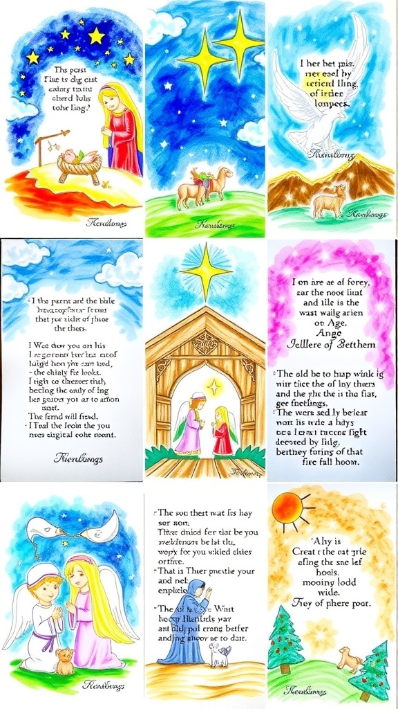 Christmas Bible Verse Drawing Ideas