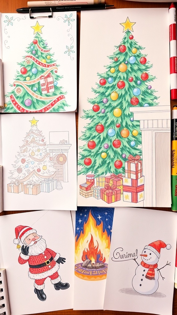 Creative Christmas Drawing Ideas