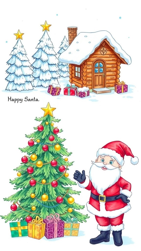 Christmas Aesthetic Drawing Ideas