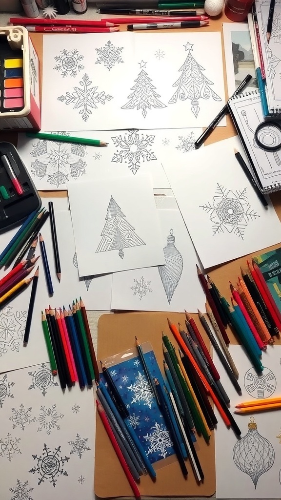 Advanced Christmas Drawing Techniques
