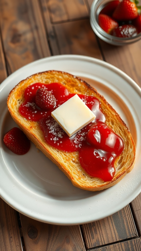 Butter and Jam Toast Recipe