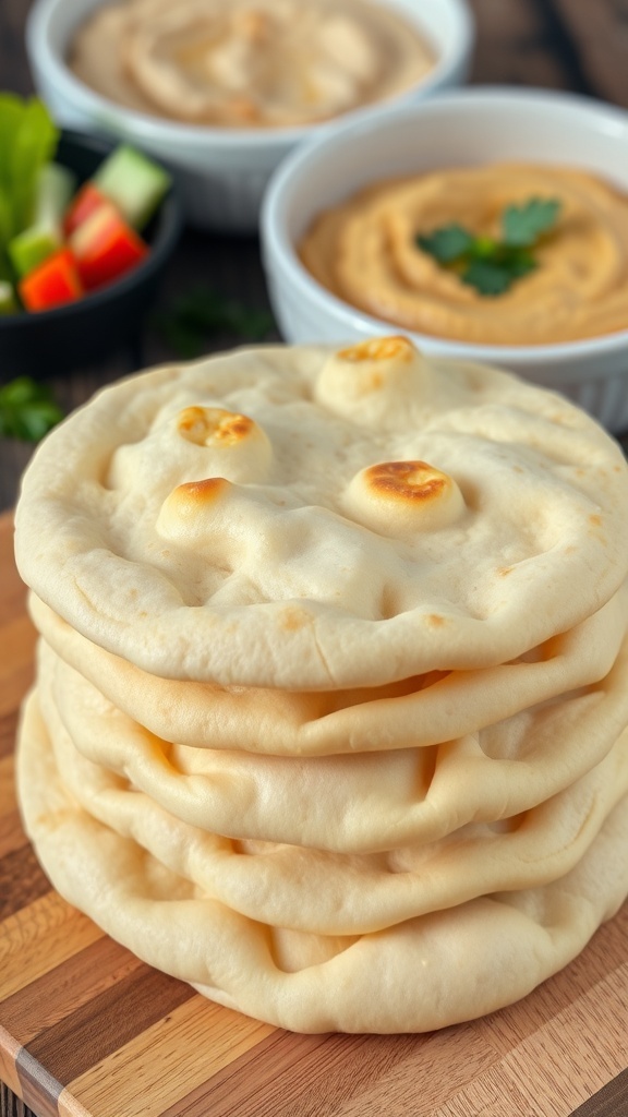 Simple 4-Ingredient Pita Bread Recipe