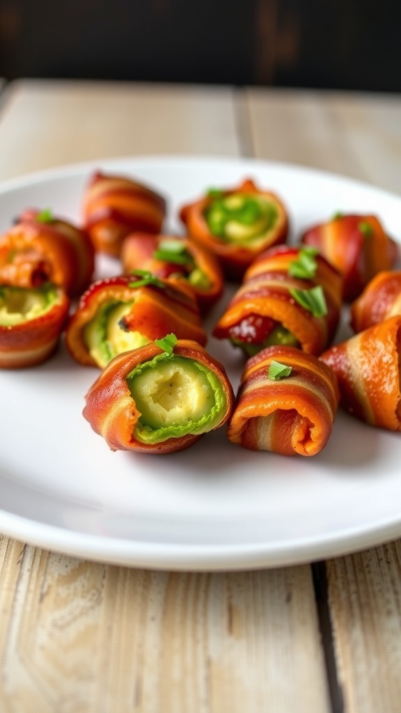 Bacon-Wrapped Avocado Bites Recipe