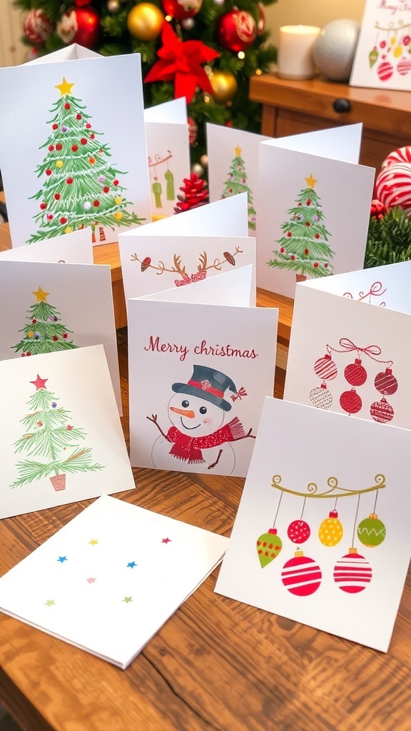 Easy Christmas Card Drawing Ideas