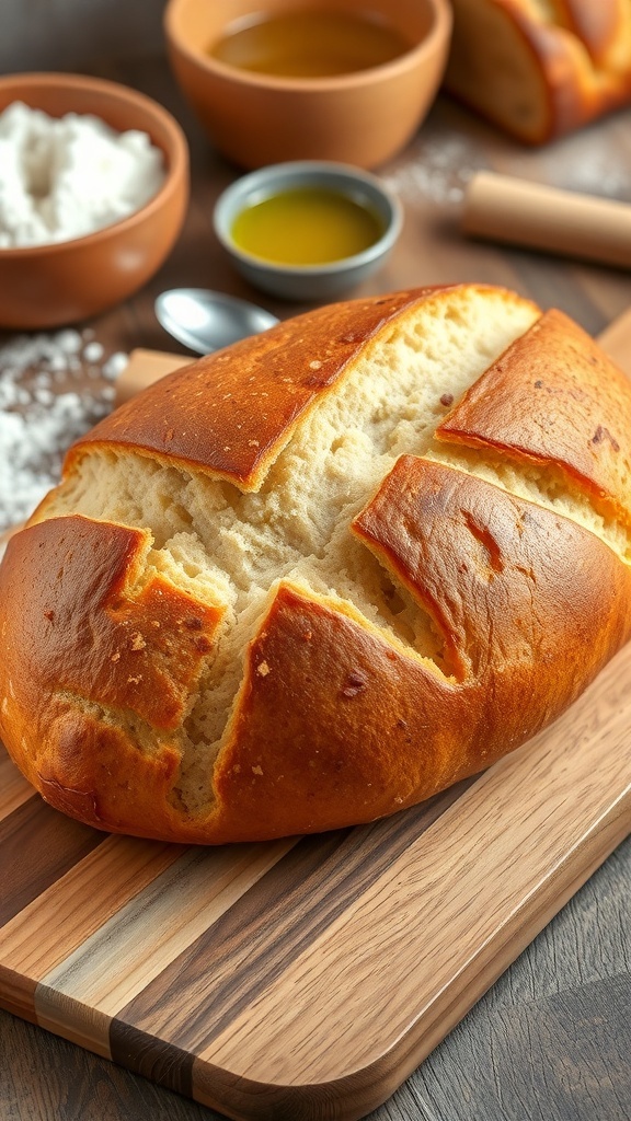 Quick Dutch Oven Bread with Fast Acting Yeast