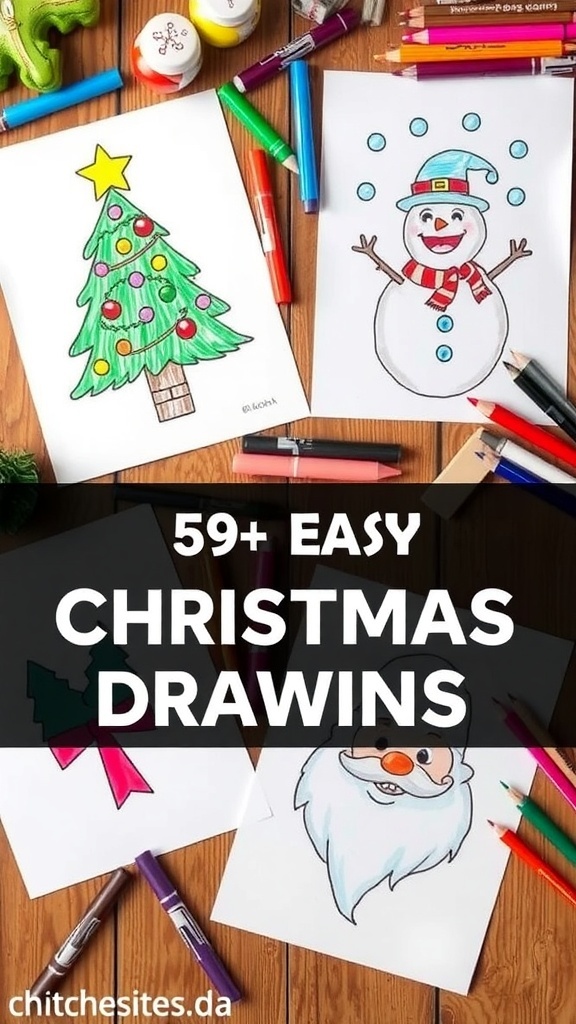 Easy Christmas Drawing Ideas