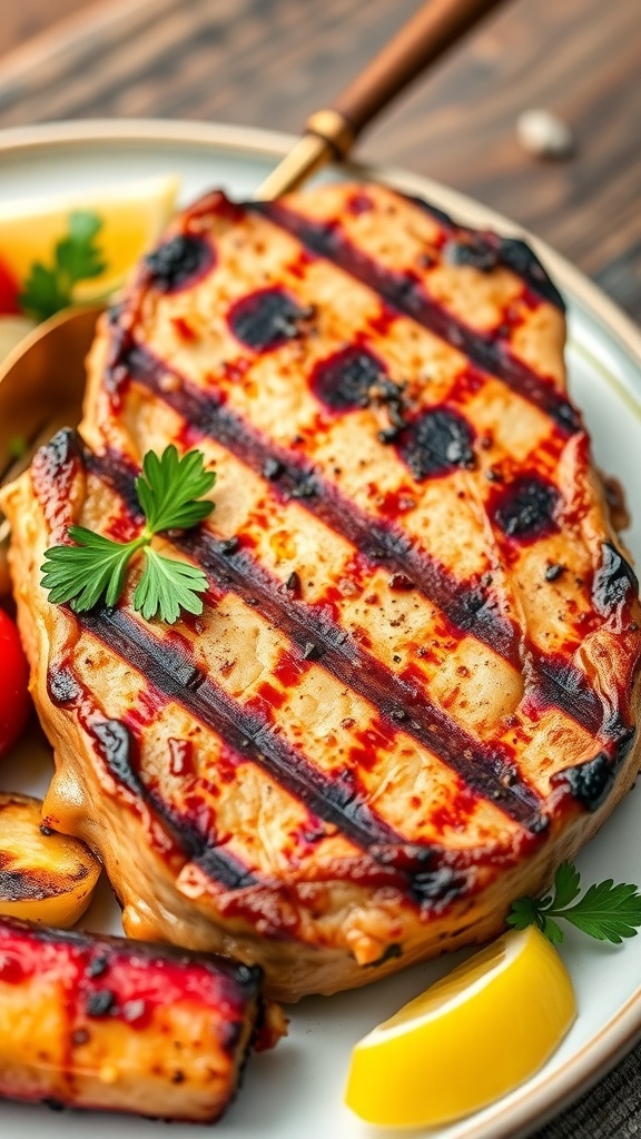 Juicy Grilled Pork Chops Recipe
