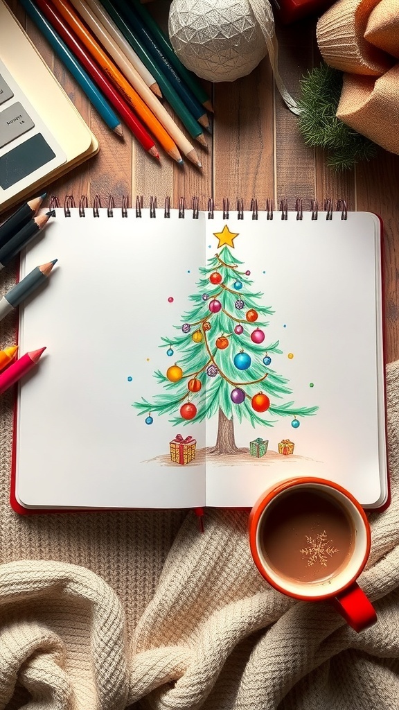 Easy Step-by-Step Christmas Drawing Guide