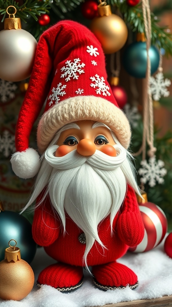 Christmas Gonk Drawing Guide