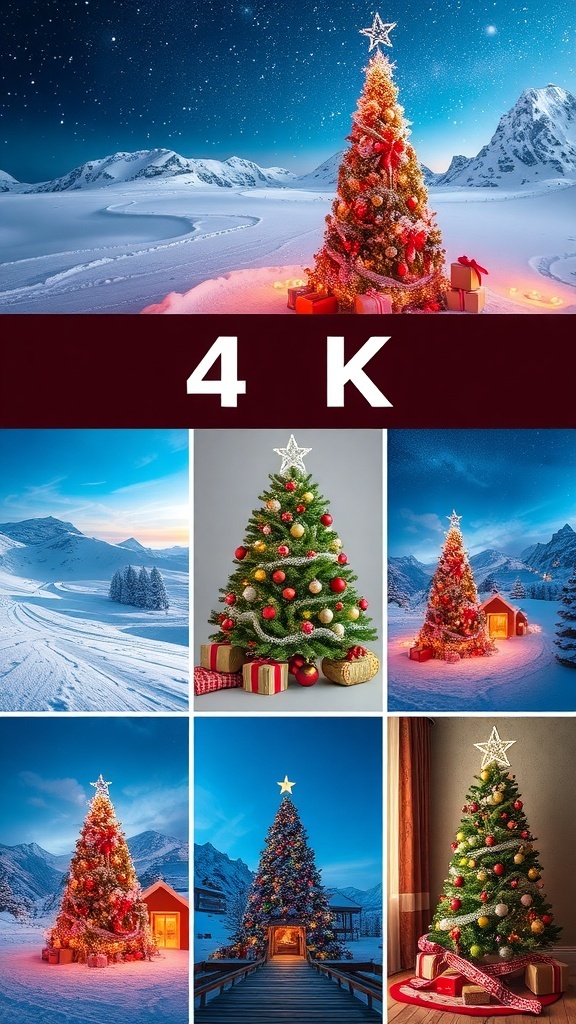 Christmas Wallpaper Aesthetic for Desktop in 4K