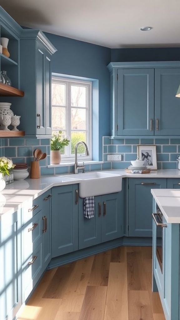Duck Egg Blue Kitchen Design Ideas