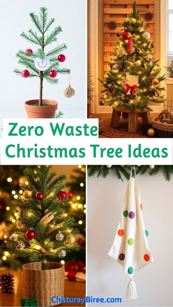 Creative Zero Waste Christmas Tree Ideas