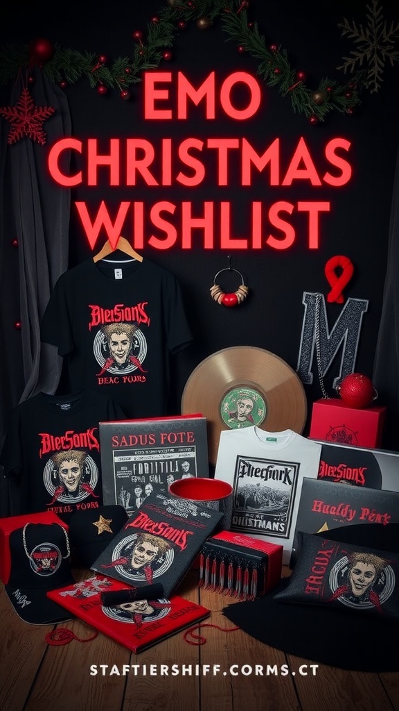 Emo Christmas Wishlist Ideas