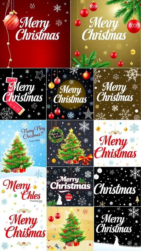 Merry Christmas Images with Transparent Background