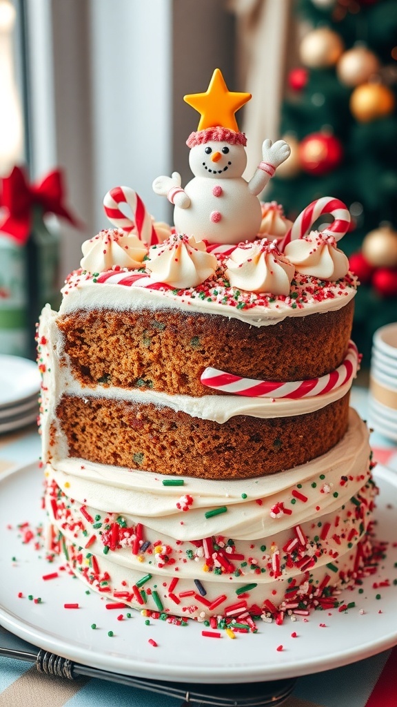 Festive Quirky Christmas Cake Recipe