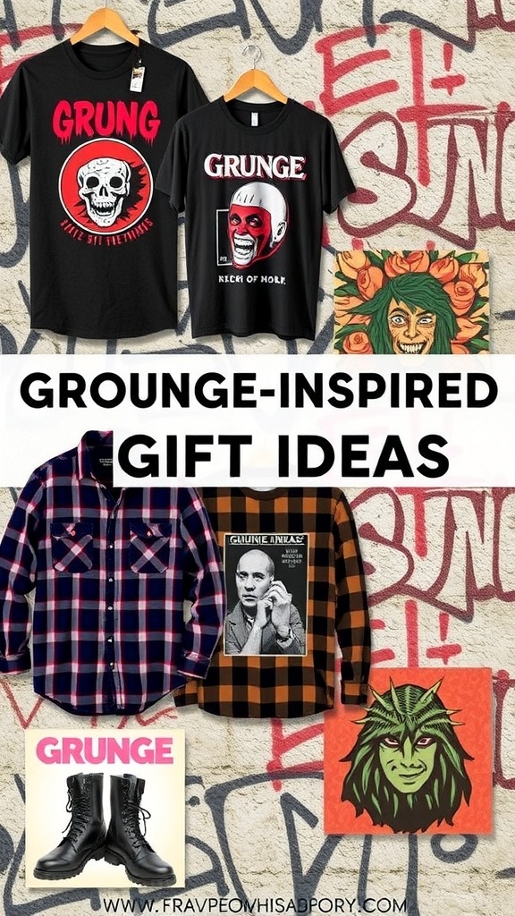 Grunge-Inspired Christmas Gift Ideas – coloringpagesforu.com